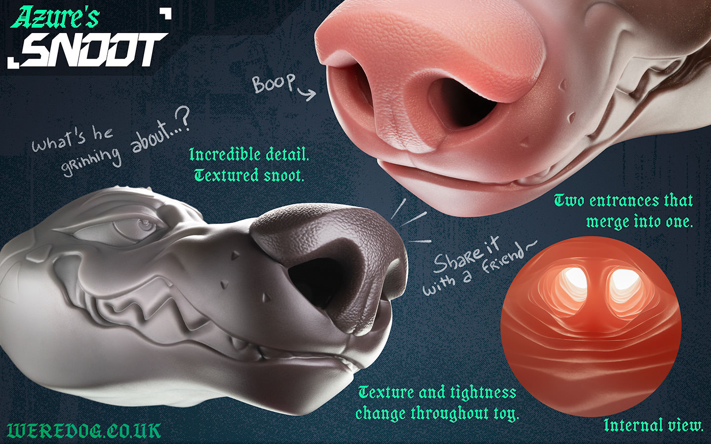 Azure's Snoot - Weredog